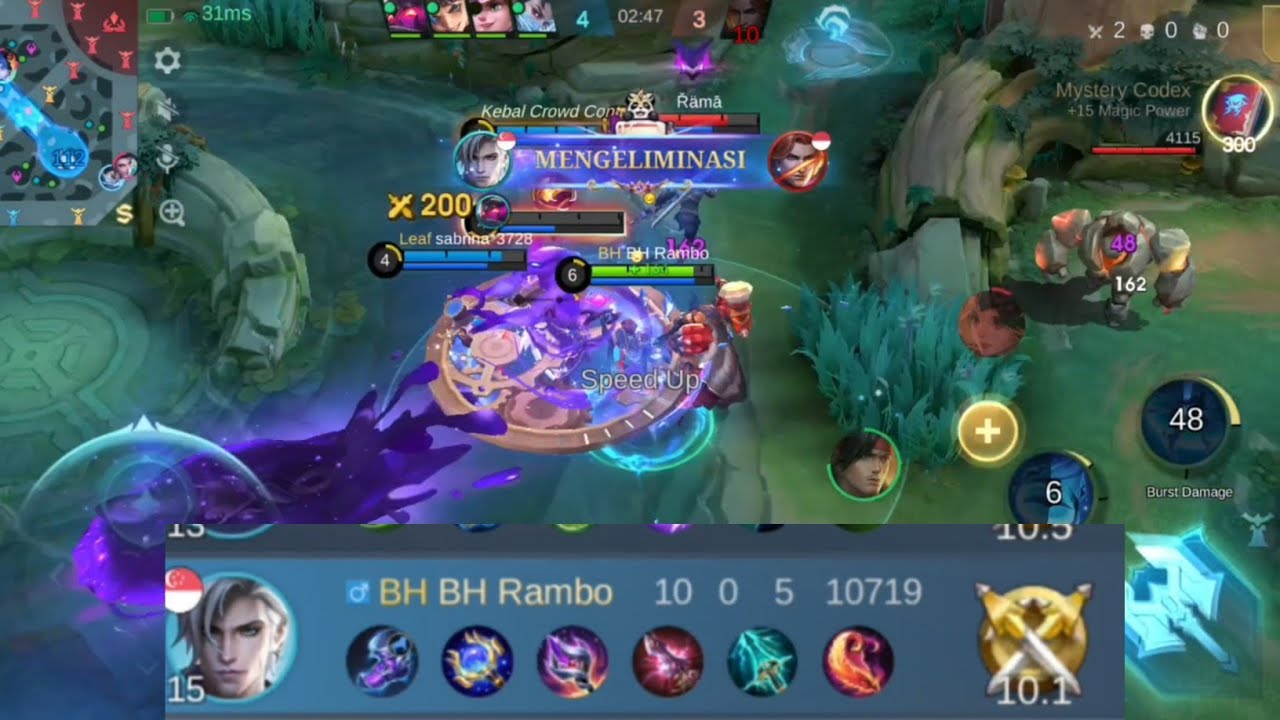 AMON JUNGLER Gameplay 10-0-5 KDA - Mobile Legends Bang Bang!!!! - YouTube