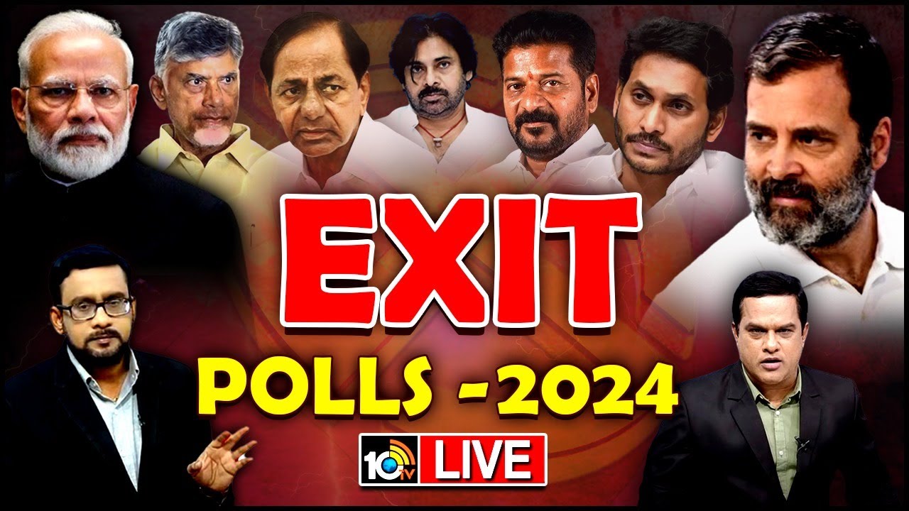 LIVE: Exit Polls 2024 Live Updates | AP and TS Exit Polls 2024 | 10TV ...