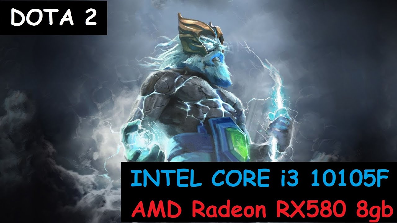 Dota 2 - Intel Core i3 10105F I AMD Radeon RX 580 8GB - YouTube
