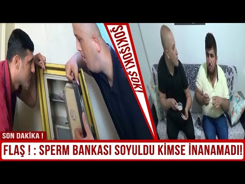 SPERM BANKASI SOYULDU...