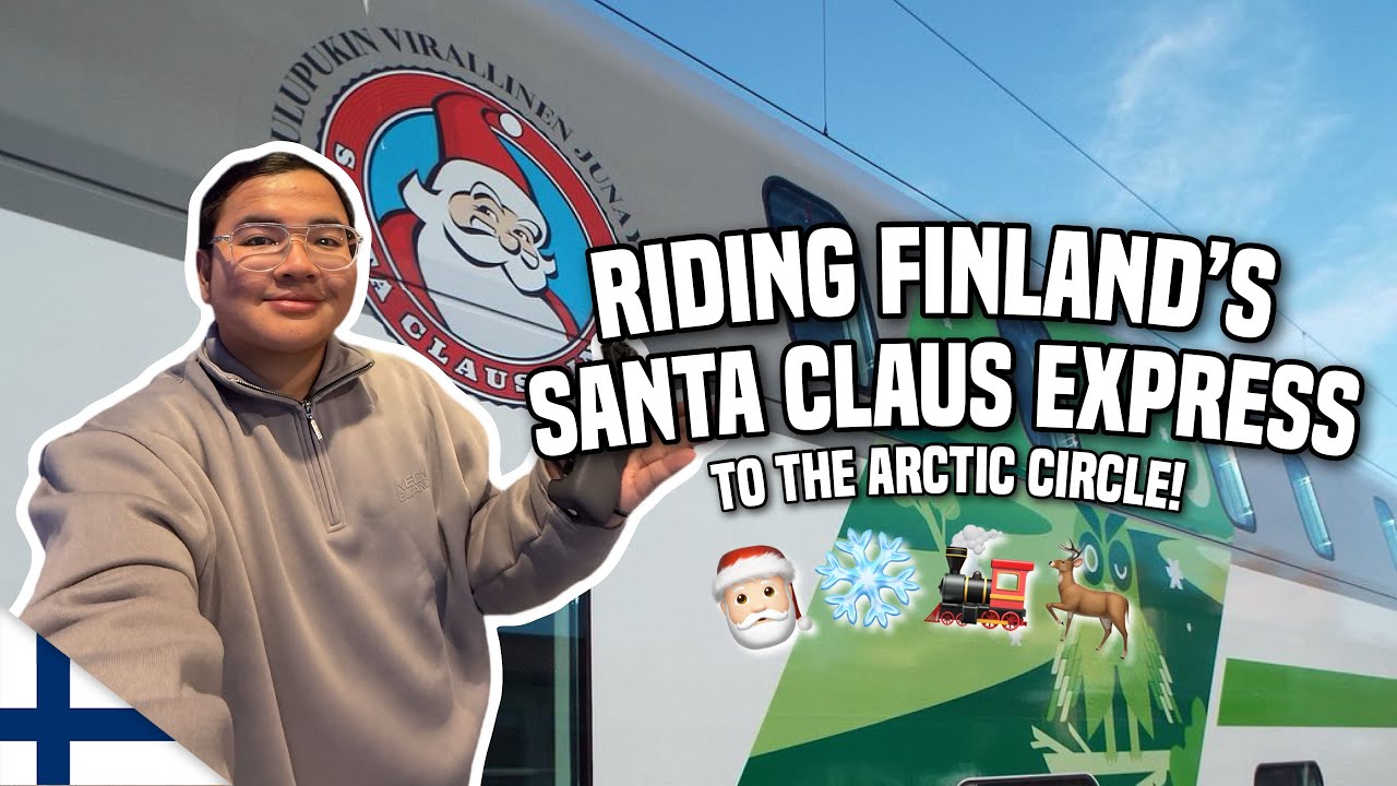 RIDING FINLAND’S SANTA CLAUS EXPRESS TO ROVANIEMI 🇫🇮 | Ivan de Guzman ...