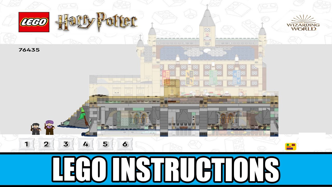LEGO Instructions - Harry Potter - 76435 - Hogwarts Castle: The Great ...