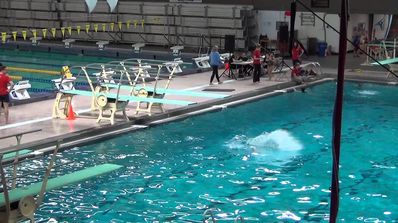2015/03/14 JingJing front dive at Meet - YouTube