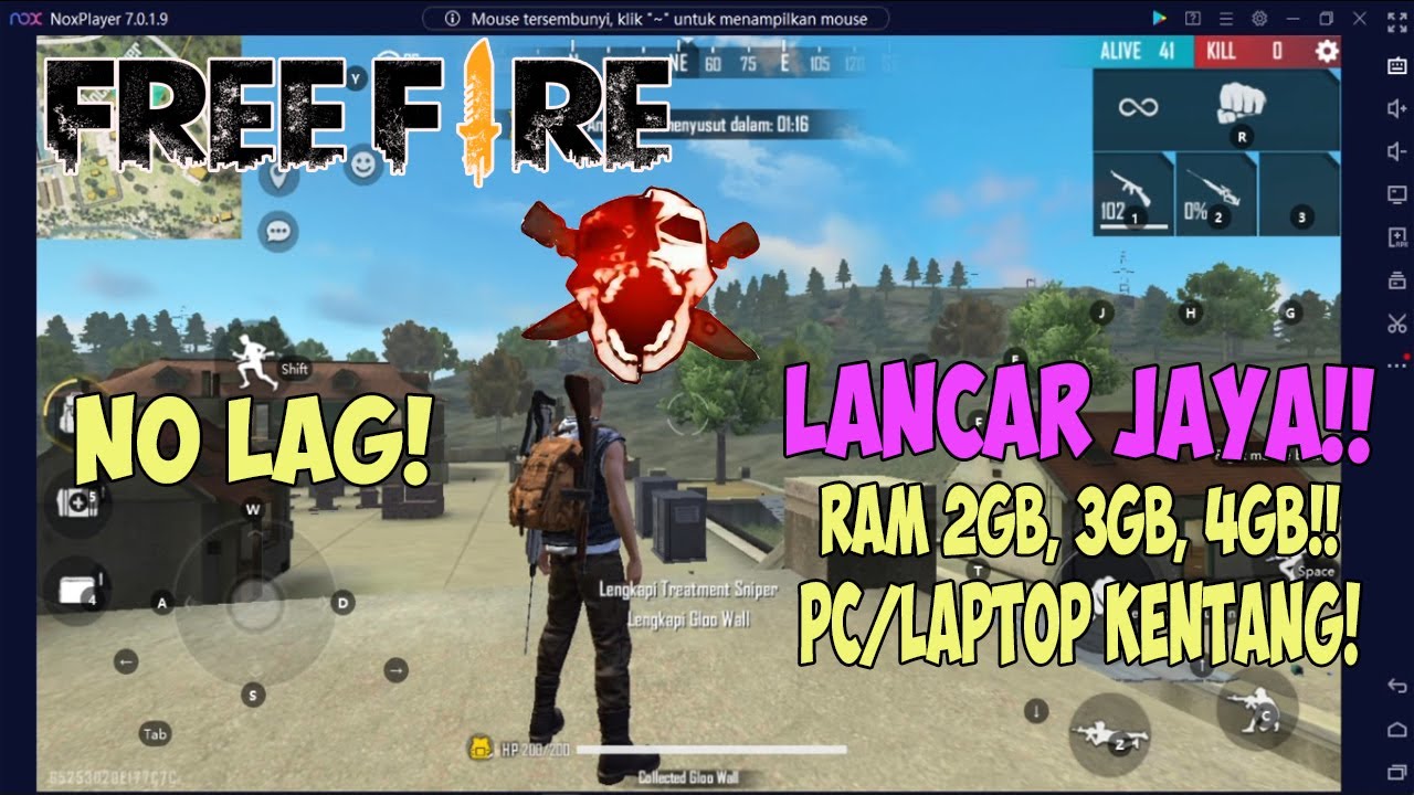 TUTORIAL CARA DOWNLOAD FREE FIRE/FF DI LAPTOP ATAU PC KENTANG - YouTube