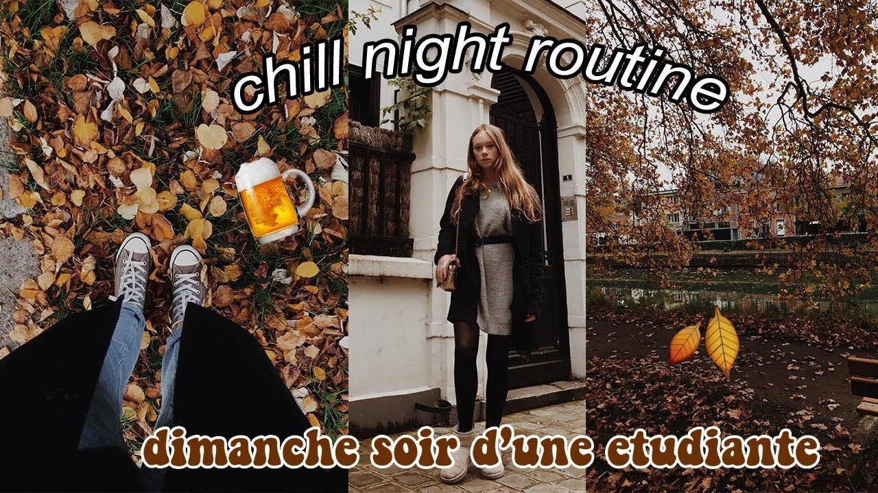 CHILL NIGHT ROUTINE D'UNE ETUDIANTE *( bières,pizzas,harry potter ...
