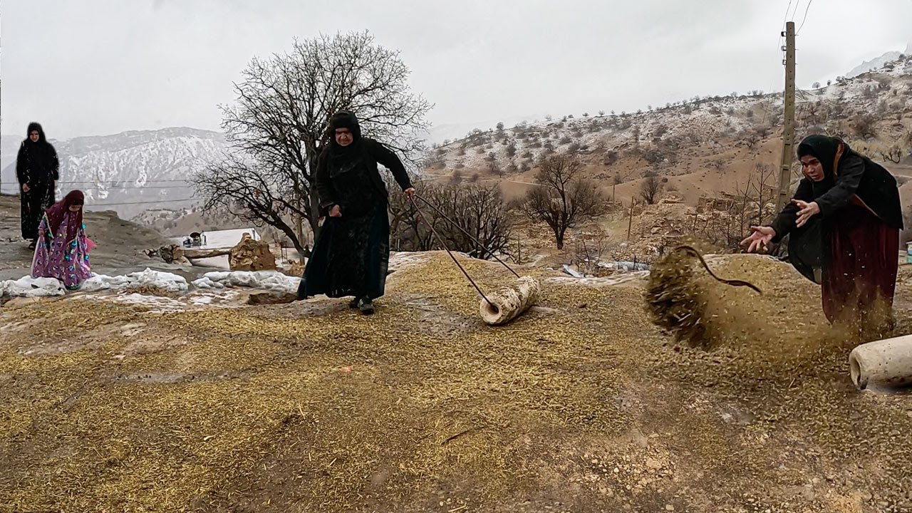 Cooking Lentils in village way with Grandma's family, DOORA official ...