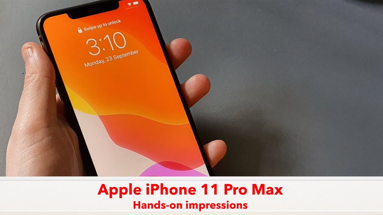 Apple iPhone 11 Pro Max Hands On - YouTube