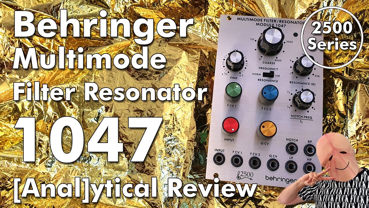 Behringer Multimode 12db Filter Module 1047 Review - Arp 2500 Series ...