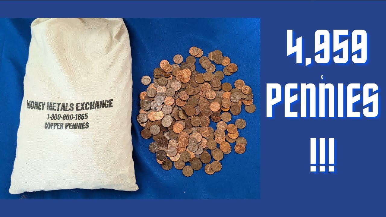 I Purchased 34 Pounds of Pre-1982 Pennies -- For My Stack !!! - YouTube
