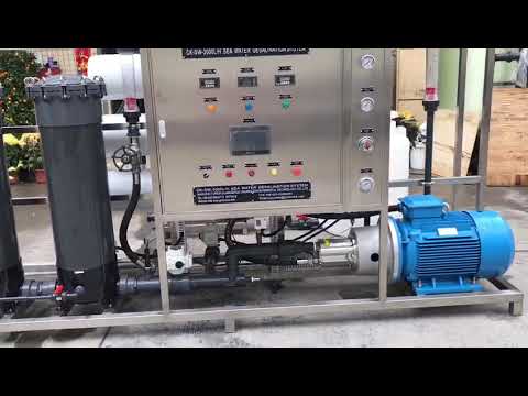 Portable Seawater Desalination Equipment / SS304 Sea Water Purification ...