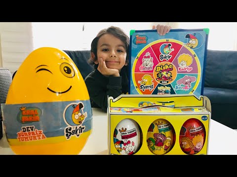 KRAL ŞAKİR DEV SÜRPRİZ YUMURTA! Kral Şakir Çizgi Film Oyuncakları Sürpriz Yumurtası