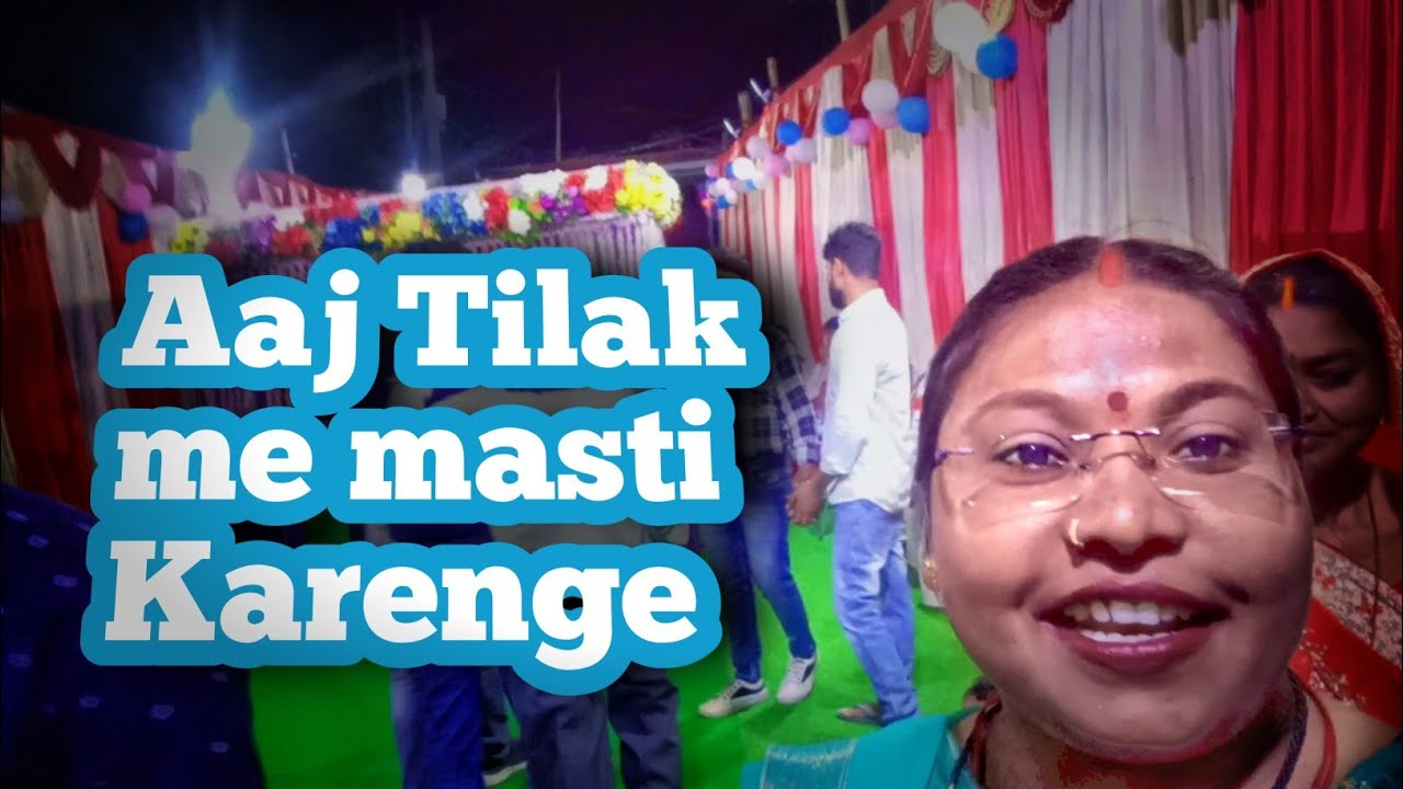 AAJ Tilak me masti 😂 | Vlog | Desi Vlogger Rupa - YouTube