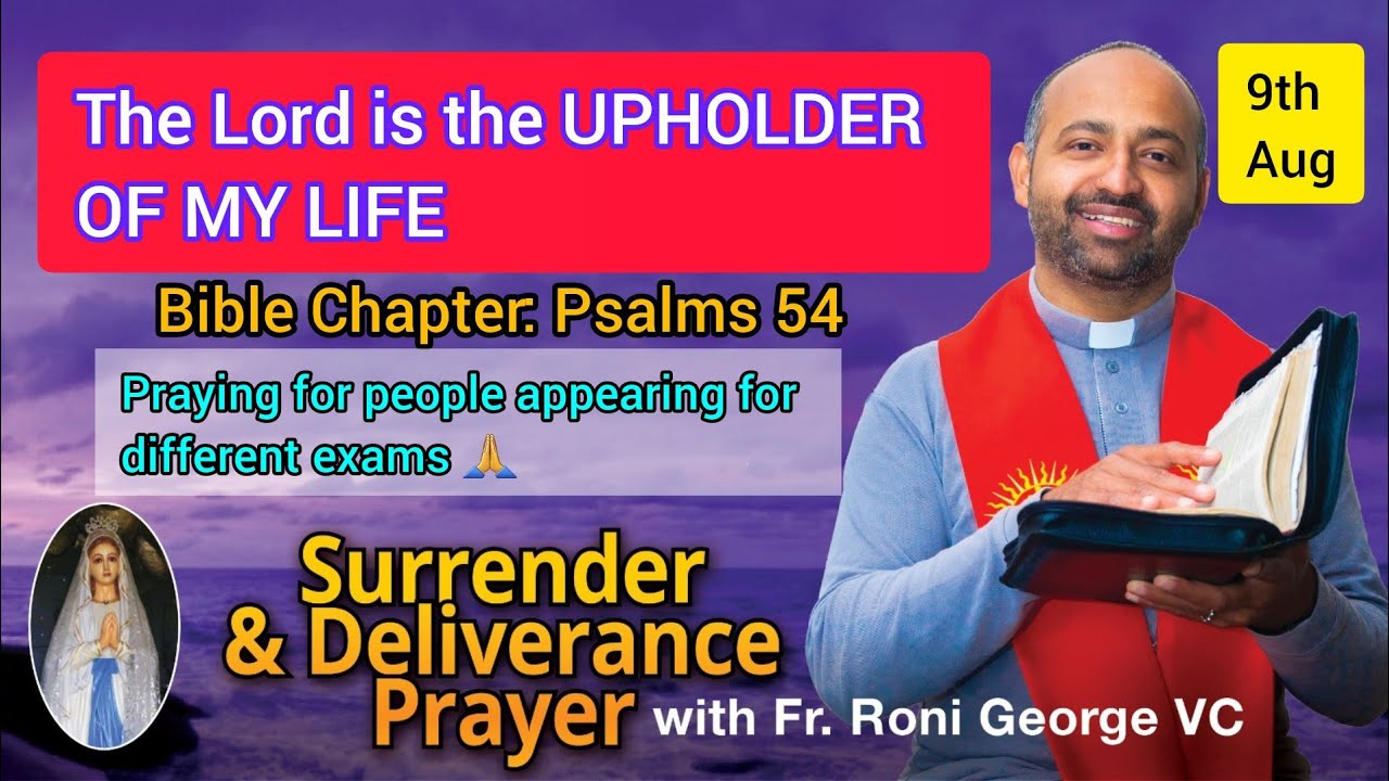 Daily Surrender & Deliverance Prayer BOOK OF PSALMS 54 MEDITATION ...