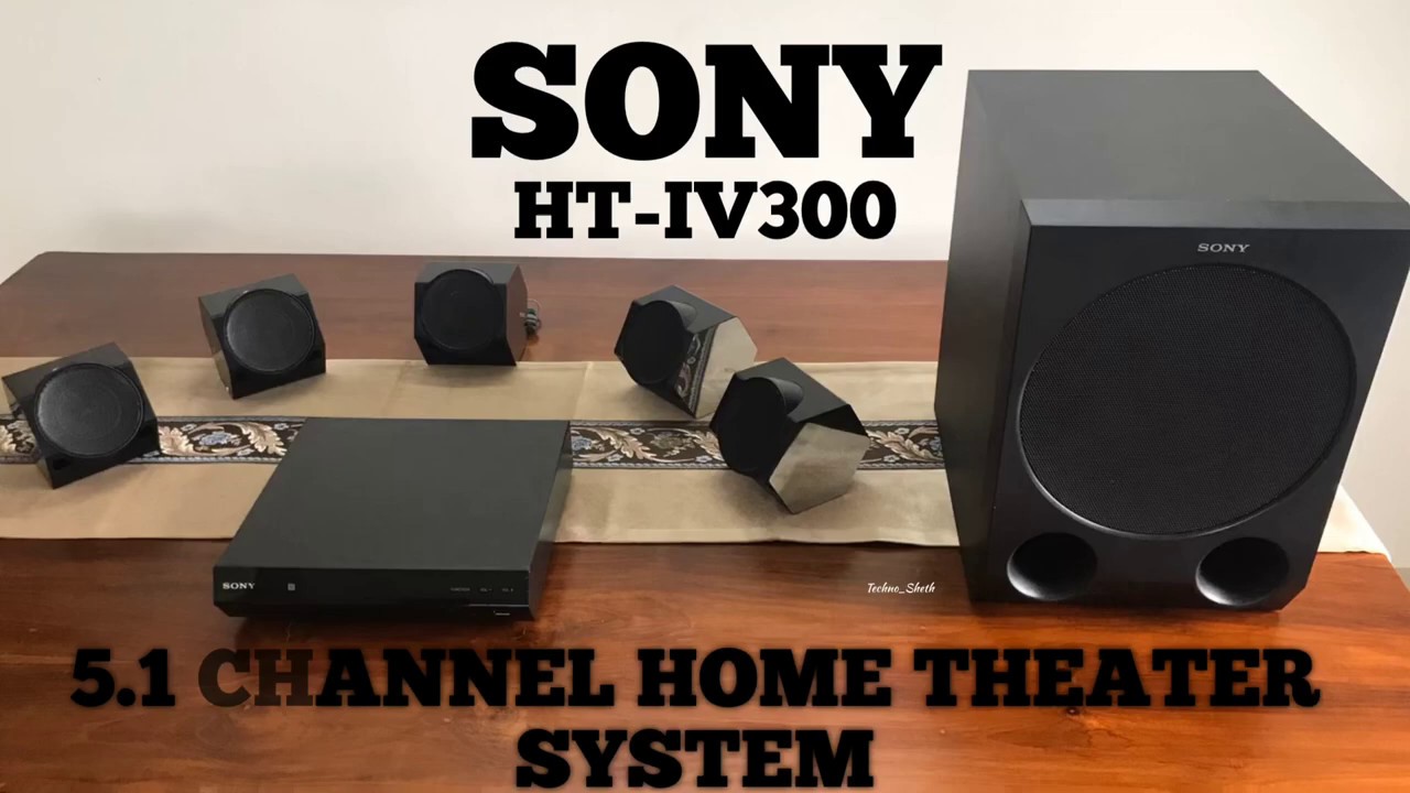 Sony HT IV300 hometheater system Unboxing - YouTube