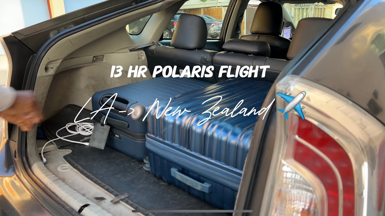13 hr flight in Polaris from LA to New Zealand - YouTube