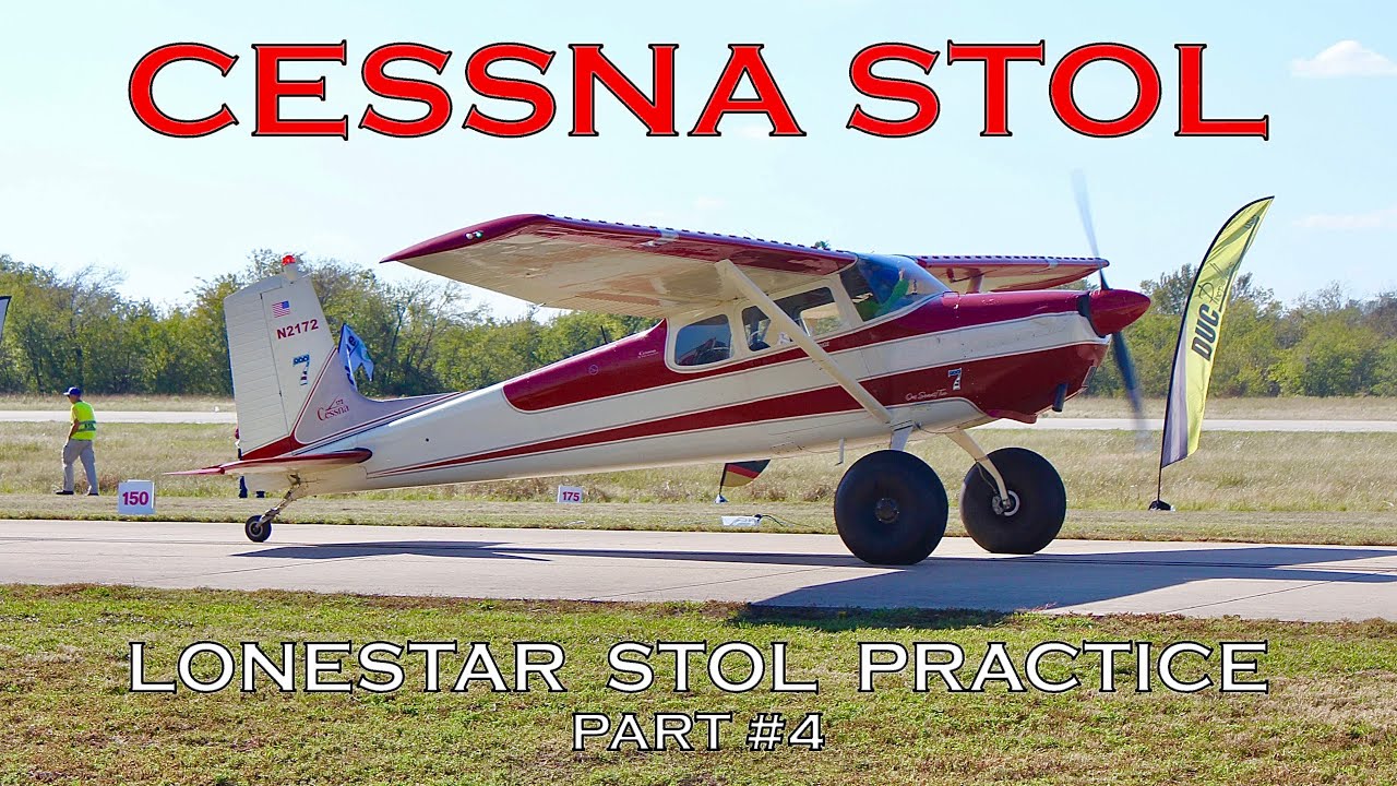 Cessna STOL Practice - Lonestar STOL 2023 - YouTube