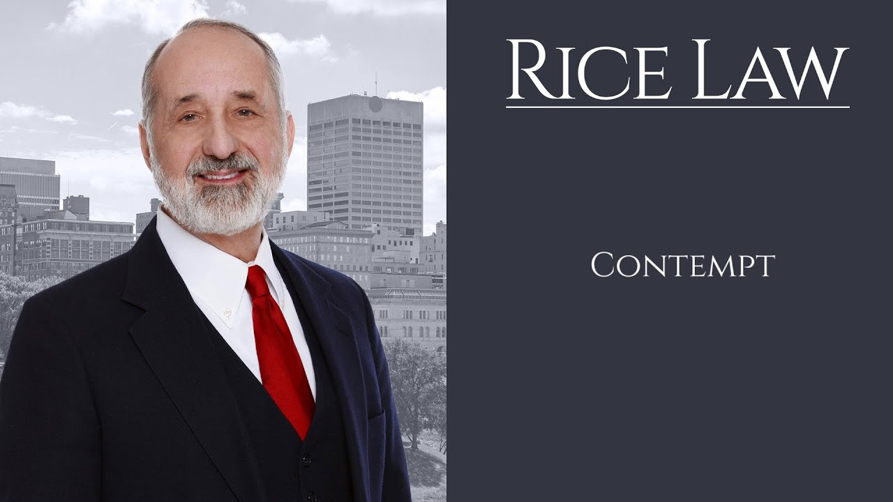 Larry Rice: Contempt - YouTube