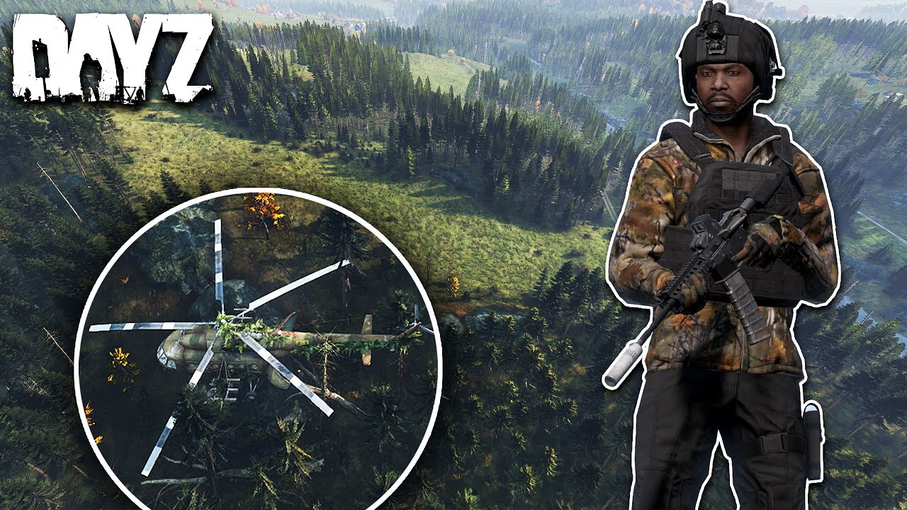 Building a Base in a Heli Crash Site in DayZ... (#1) - YouTube
