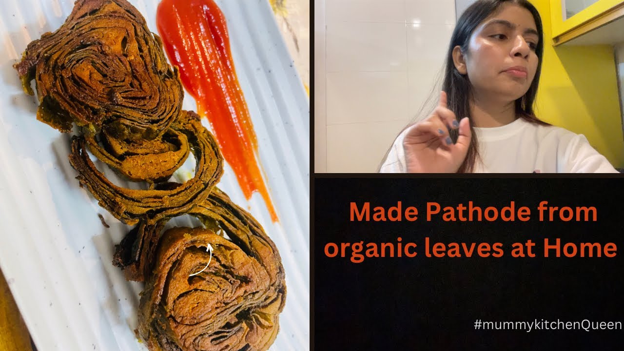 Ghr pr banaye Pathode with Organic Leaves 😍 | Vani Sharma - YouTube