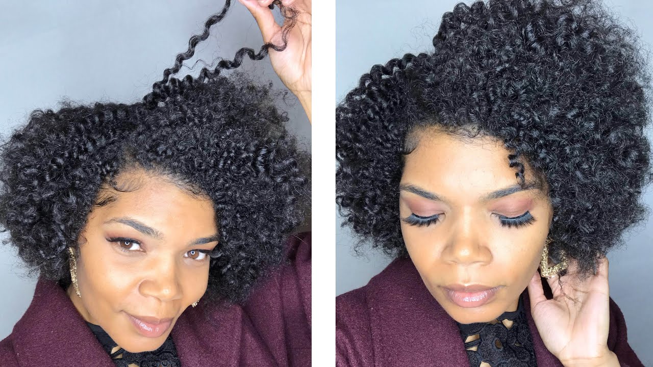 Natural Hair | Flat Twist Out Tutorial - YouTube