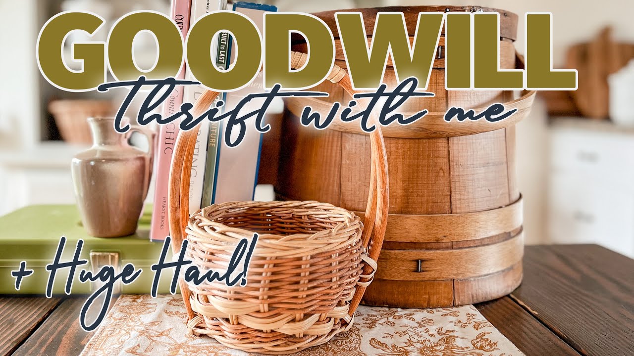 ALL I CAN SAY IS, WOW! Goodwill Thrift with Me for Home Decor + Thrift ...
