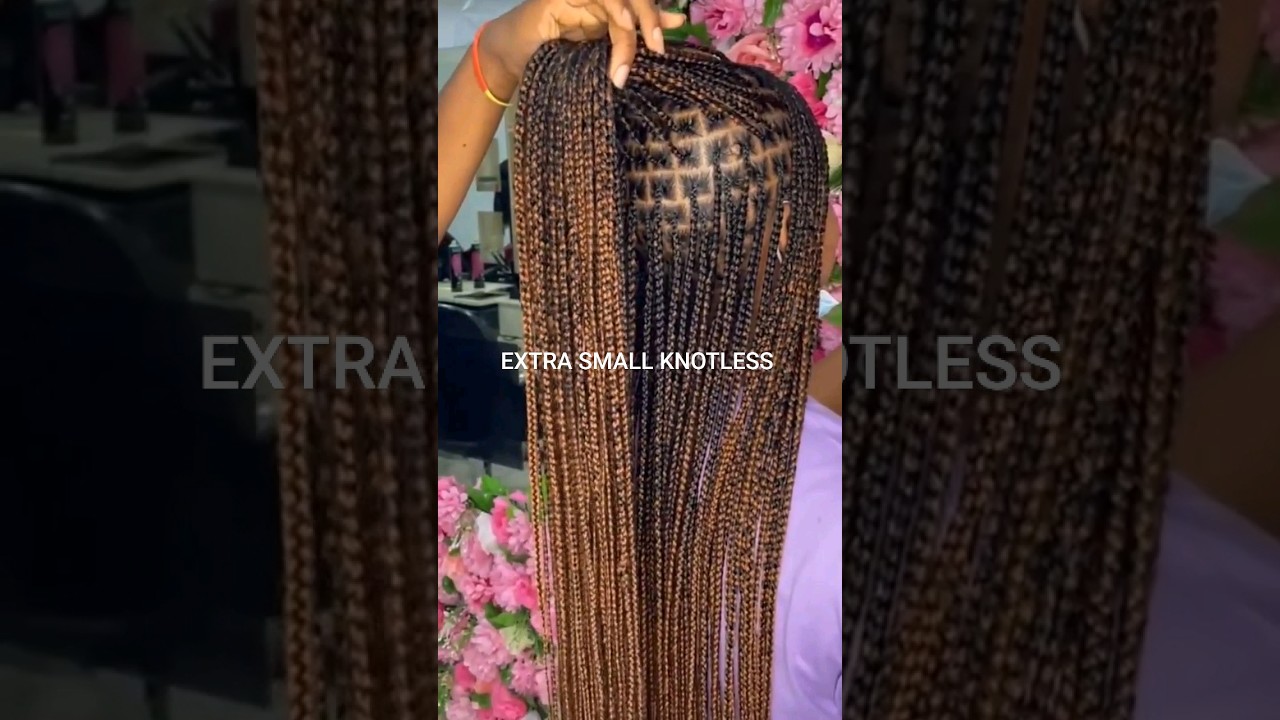 Extra Small knotless - YouTube