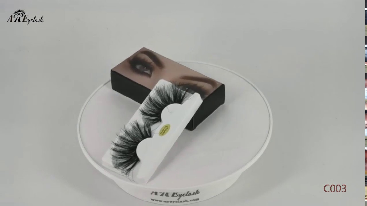 30mm Mink Lashes Fluffy C003 - YouTube
