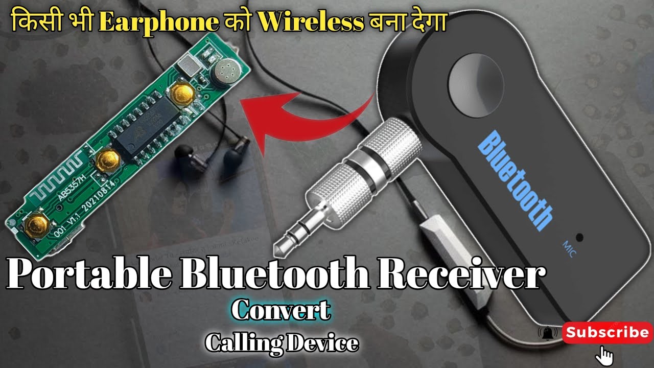 Portable Bluetooth Receiver | Convert Calling Device | Hand-Free Car ...