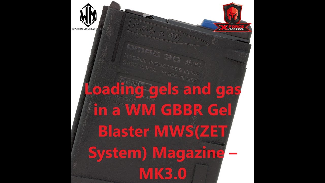 How to fill gels and gas in a WM GBBR Gel Blaster MWS(ZET System ...
