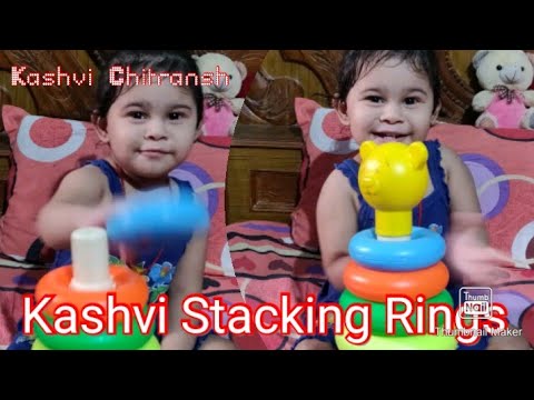 Kashvi perfection in Stacking Ring Toys// Cute baby kashvi 😘🥰🥳 @arikas word @kashvi adlakha ...
