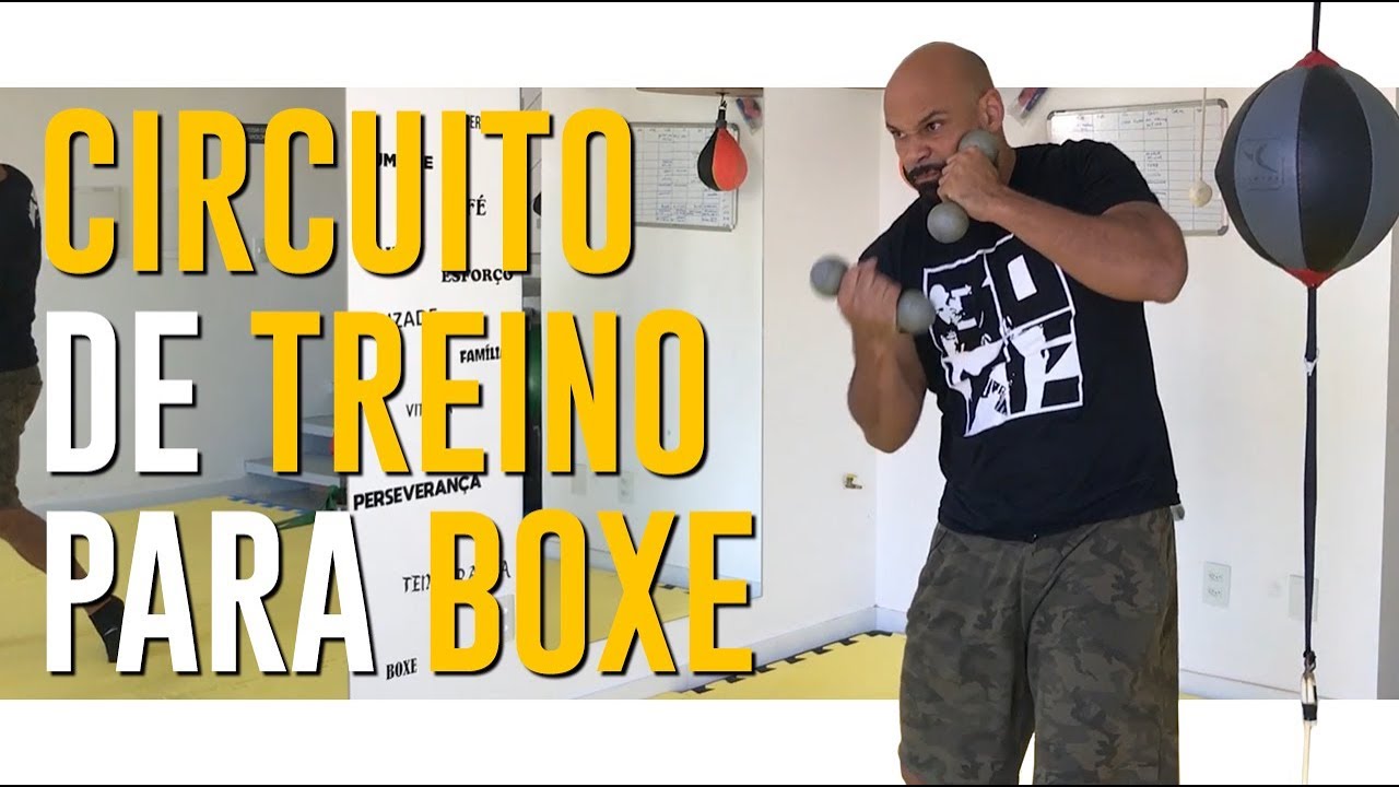 CIRCUITO DE TREINO PARA BOXE! | 👊 #BOXE | (Aula de Boxe e Desafio para ...