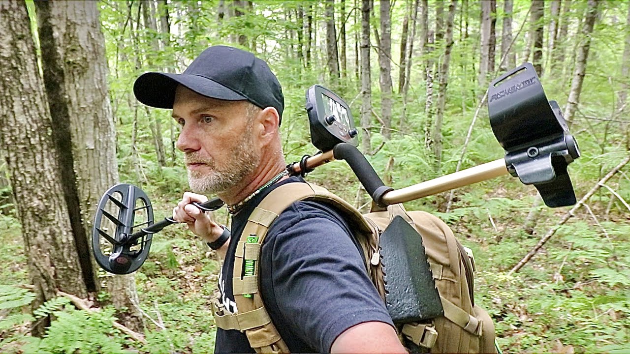 You have to love being out in the woods to do this exploring & metal ...