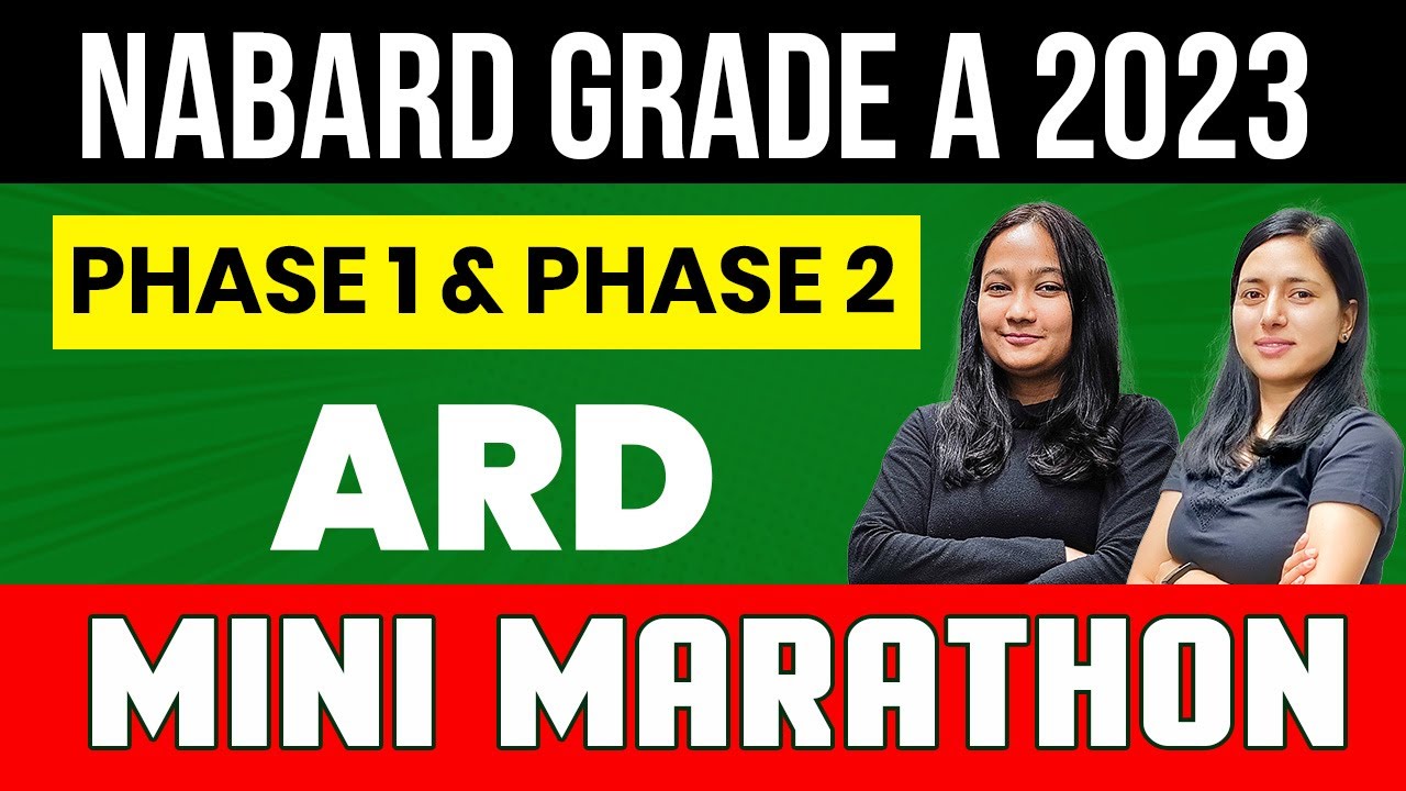 NABARD ARD Syllabus Preparation | ARD Most Important Topics and MCQs ...