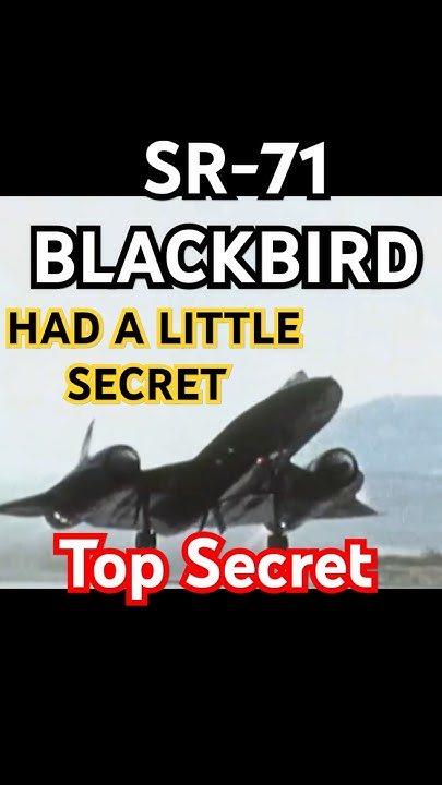 Fun Fact about the SR-71 Blackbird #sr71 #sr71blackbird #airforce #nasa ...