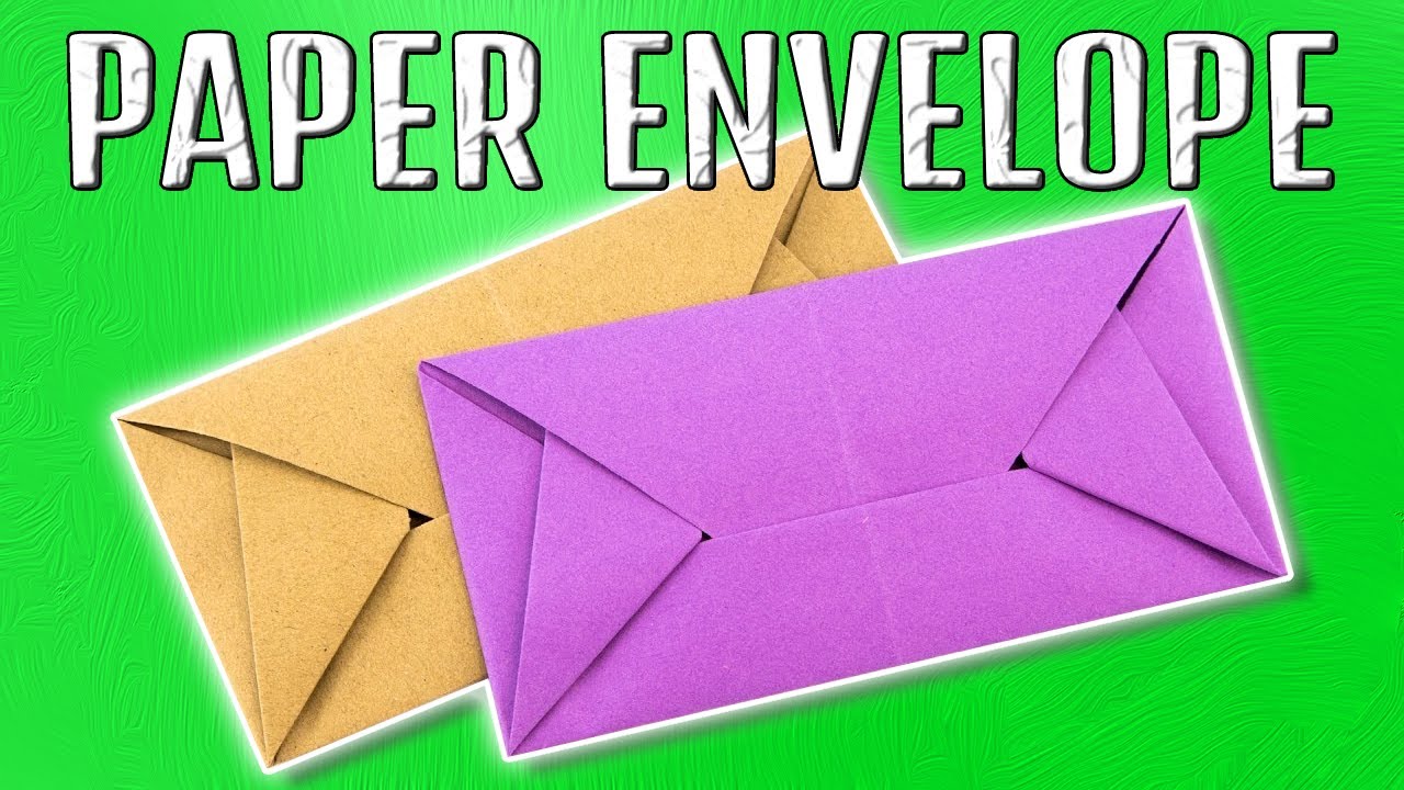 How To Make a Paper Envelope — PLAY PAPER - YouTube