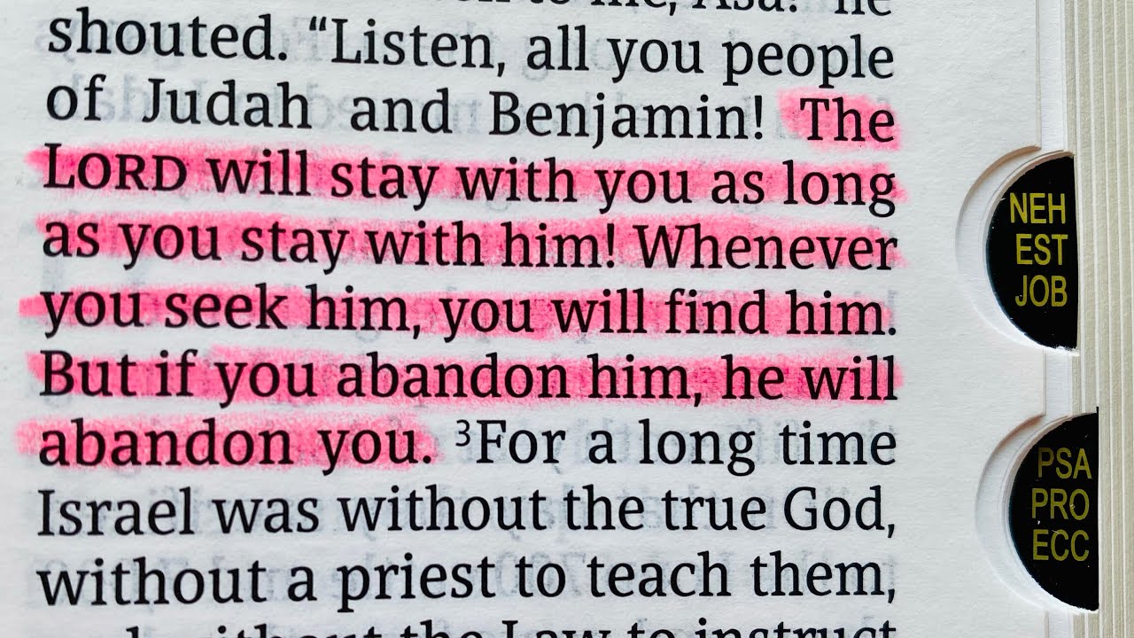 Undivided Loyalty to God | 2 Chronicles 14 & 15 - YouTube