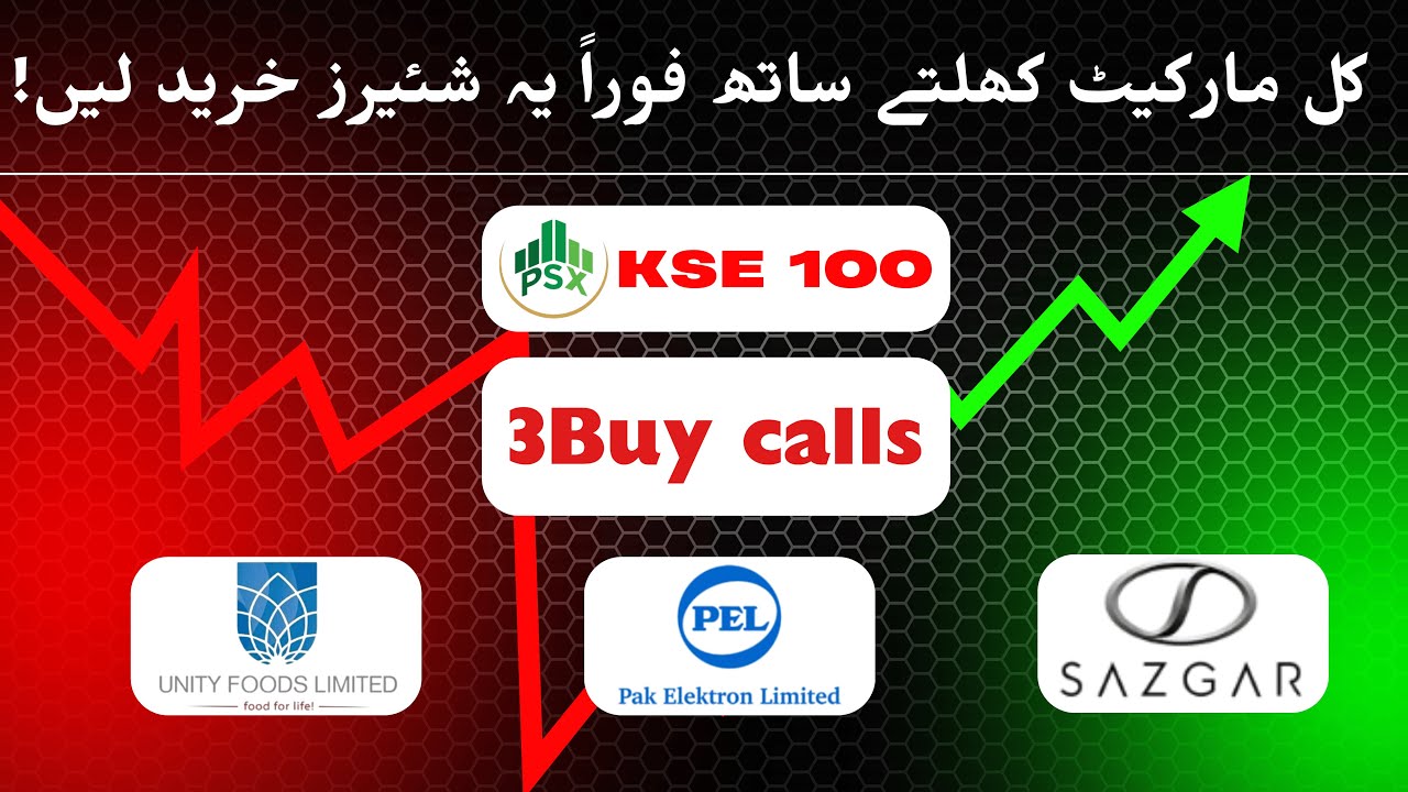 "PSX Stock Alert: UNITY, PAEL, SAZEW Technical Analysis" | KSE100 - YouTube