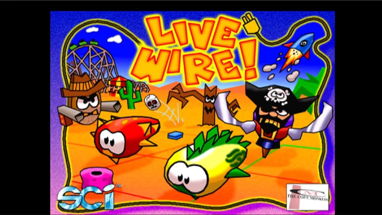 Live Wire! Demo - Sony PlayStation - Intro & Title Screen - YouTube