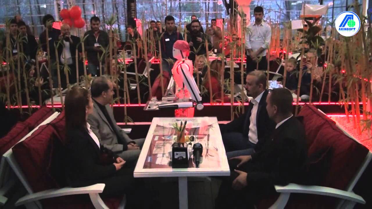 Garson Robot Ada - Kahve Servisi - YouTube