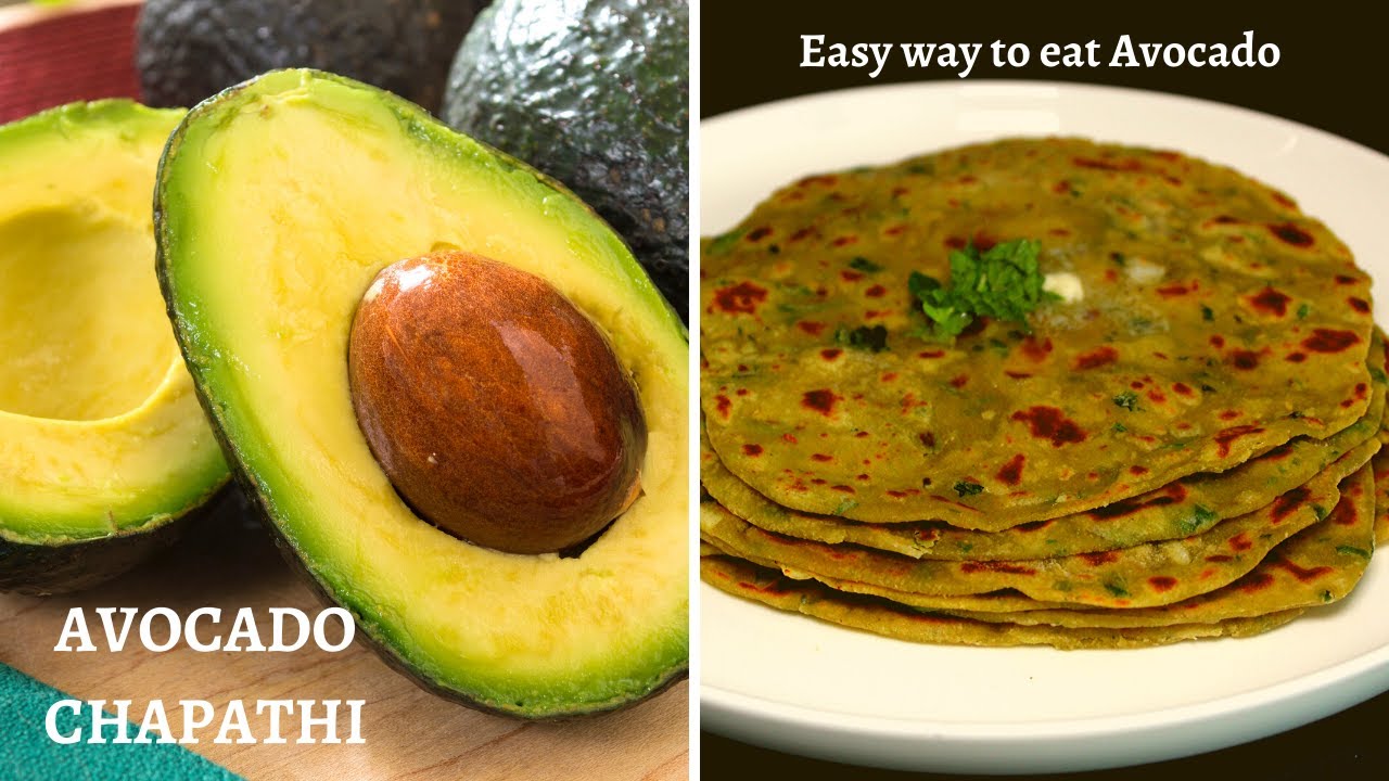 How to make Avocado Chapathi /Avocado Flat Bread Recipe (Vegan)|Avocado ...