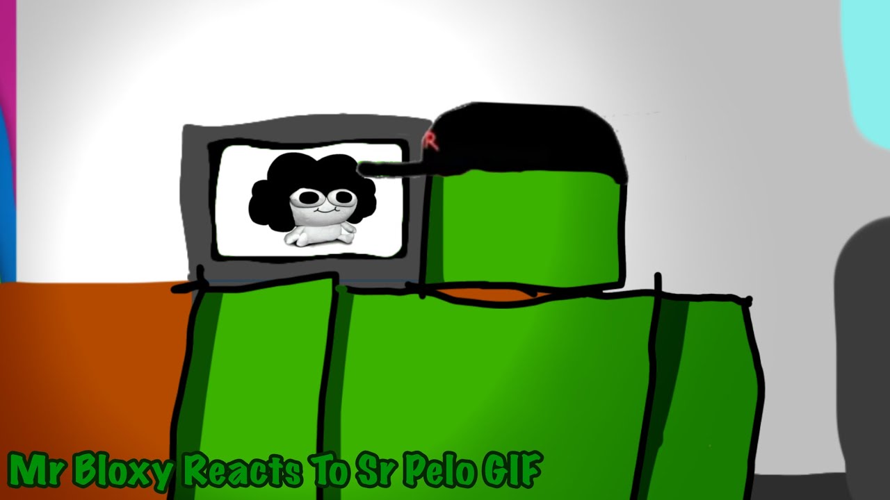 Mr. Bloxy Reacts To Sr Pelo GIF | BloxyToons - YouTube