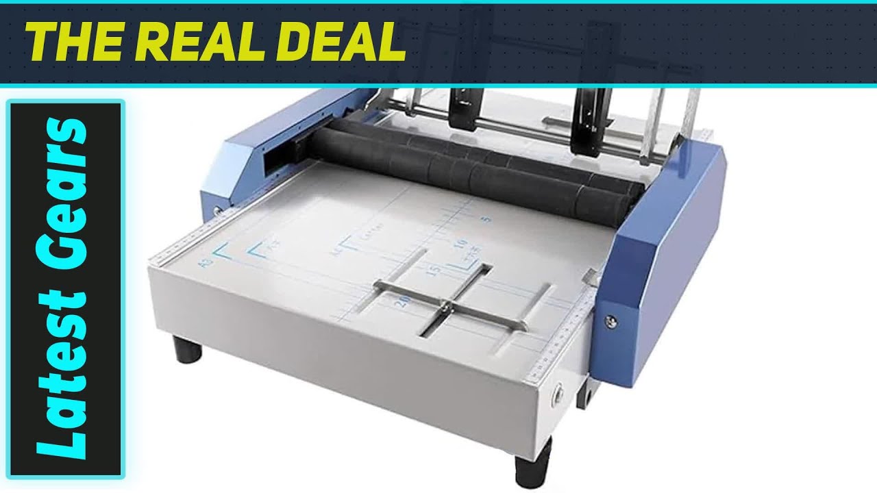 Ultimate Folding Binding Machine: Booklet & Pamphlet Perfection! - YouTube