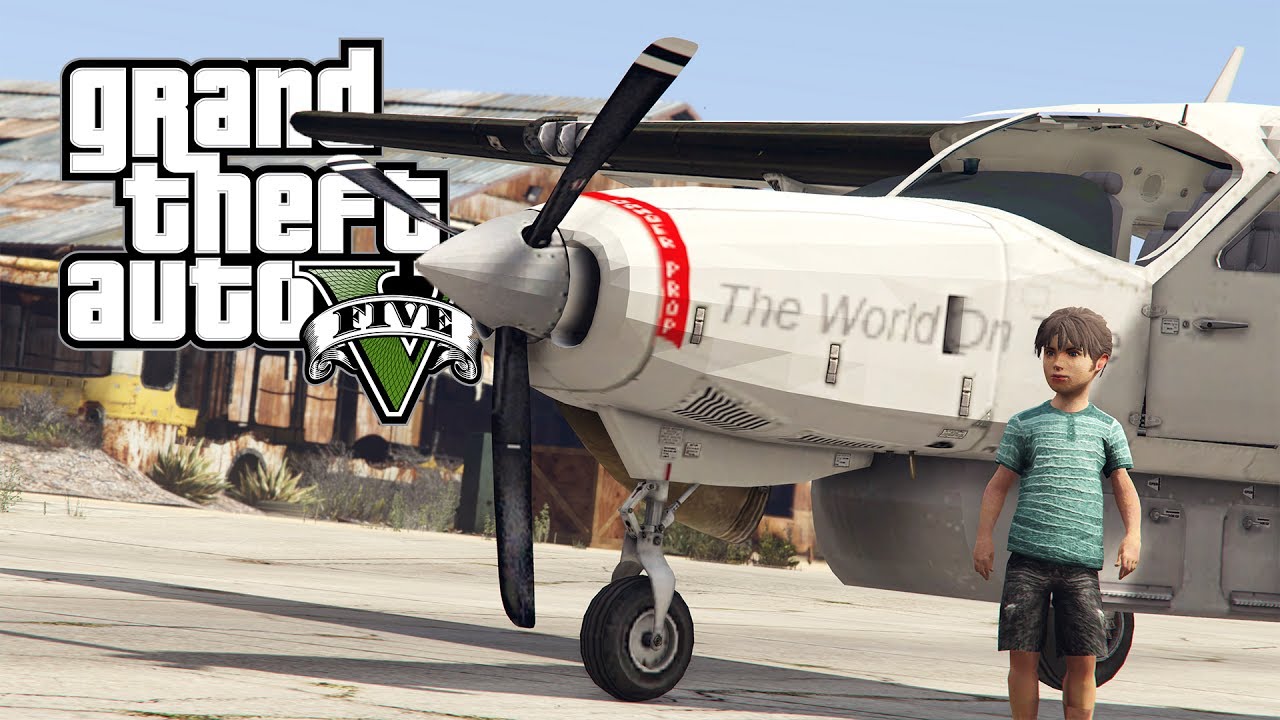 GTA 5 CHILD MOD #11 - il mio PRIMO VOLO! - YouTube