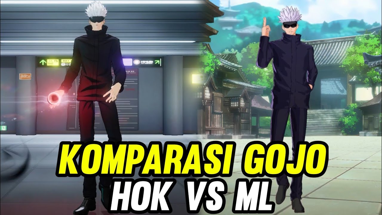 Komparasi Skin Gojo Hok vs Gojo ML - Honor Of Kings | Mobile legends - YouTube