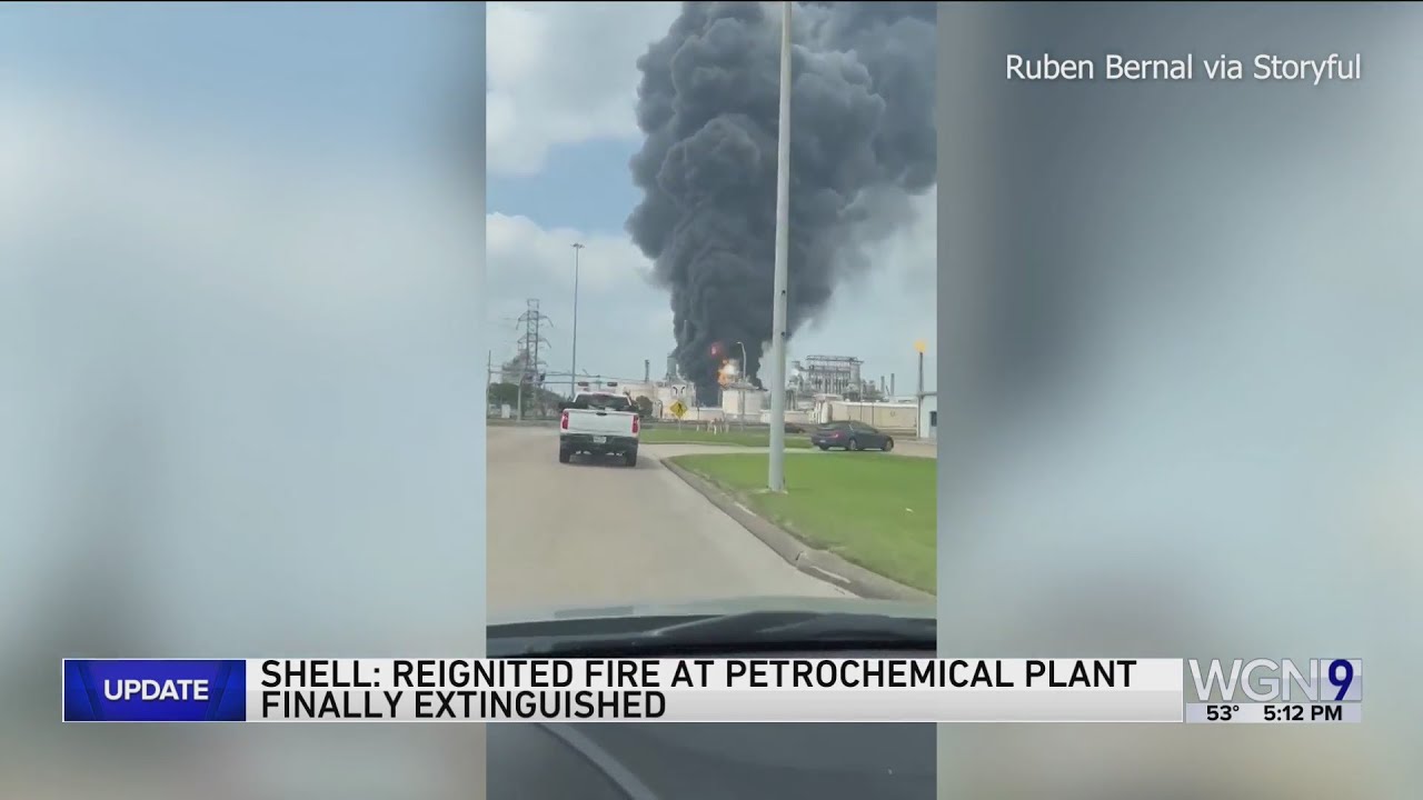Texas petrochemical plant fire sends 9 workers to hospital - YouTube