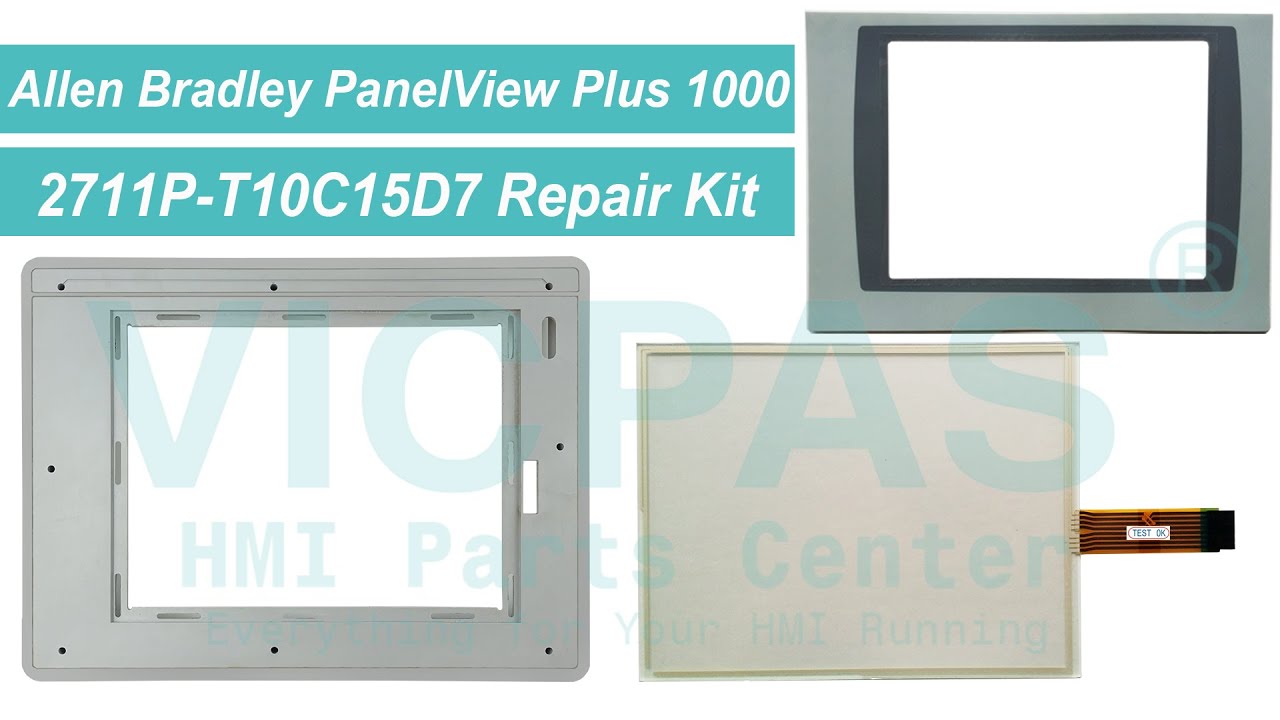 How to Repair 2711P-T10C15D7 Panelview Plus 1000 Touchscreen Panel ...