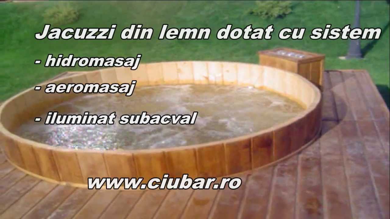 JACUZZI DIN LEMN wooden hottub - YouTube