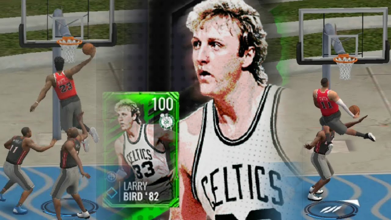 New Dunk Animations in 3v3 Mode & 100 Ovr Master Larry Bird - Nba Live ...