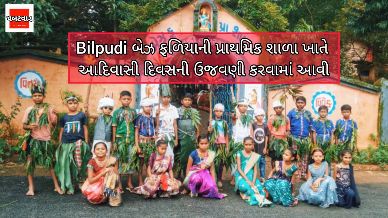 Bilpudi બેઝ ફળિયાની પ્રાથમિક શાળા ખાતે આદિવાસી દિવસ ઉજવાયો | Adivasi ...