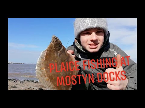 Shore fishing - Plaice fishing at mostyn docks - YouTube